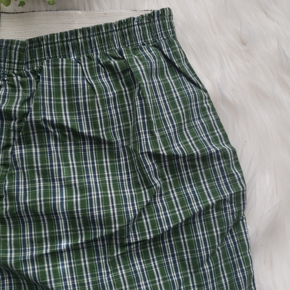 Merona | Underwear & Socks | Merona Blue And Green Plaid Boxers | Poshmark